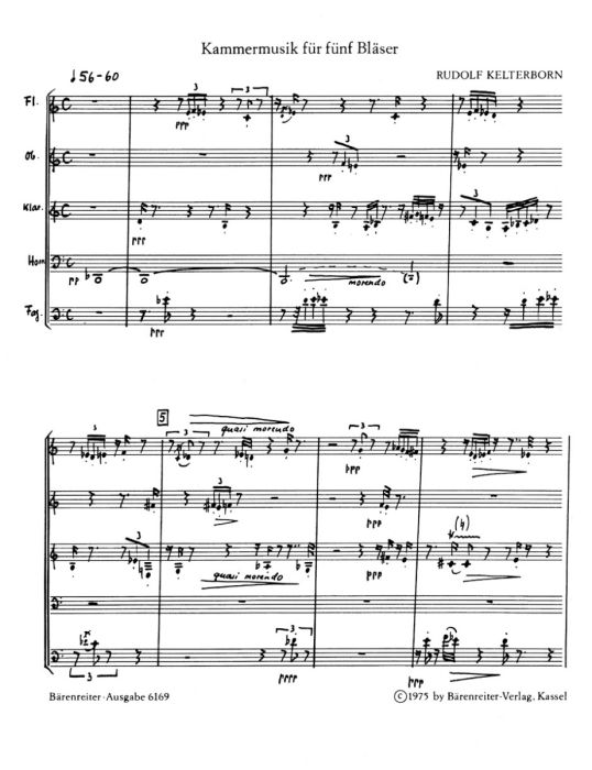 what are five wind instruments